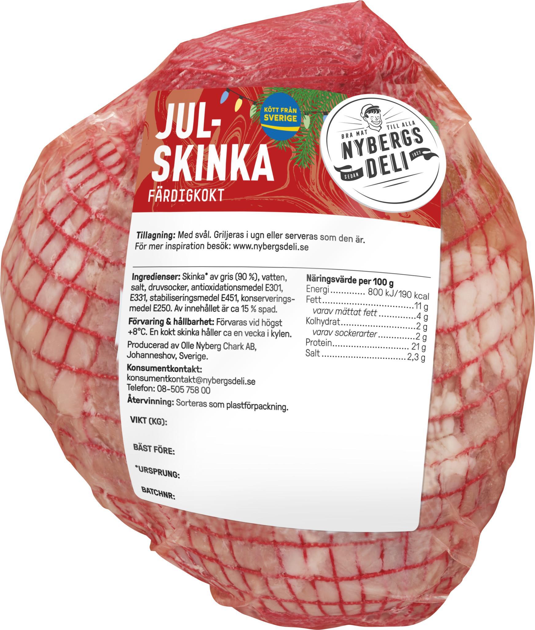 Sortiment - Julskinka & helgskinka - Nybergs Deli
